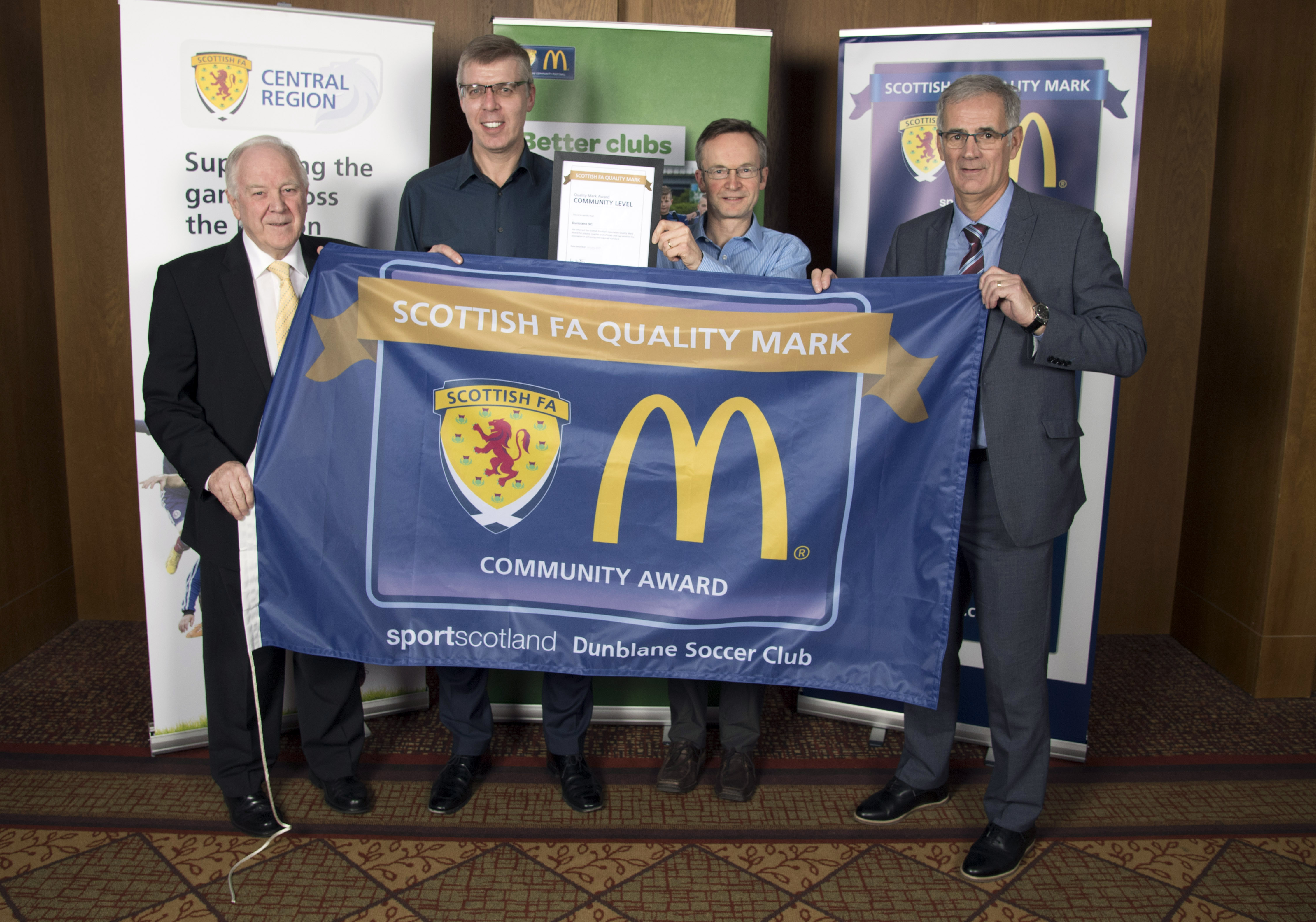 Dunblane Soccer Club achieves SFA Community Award – Dunblane Soccer Club